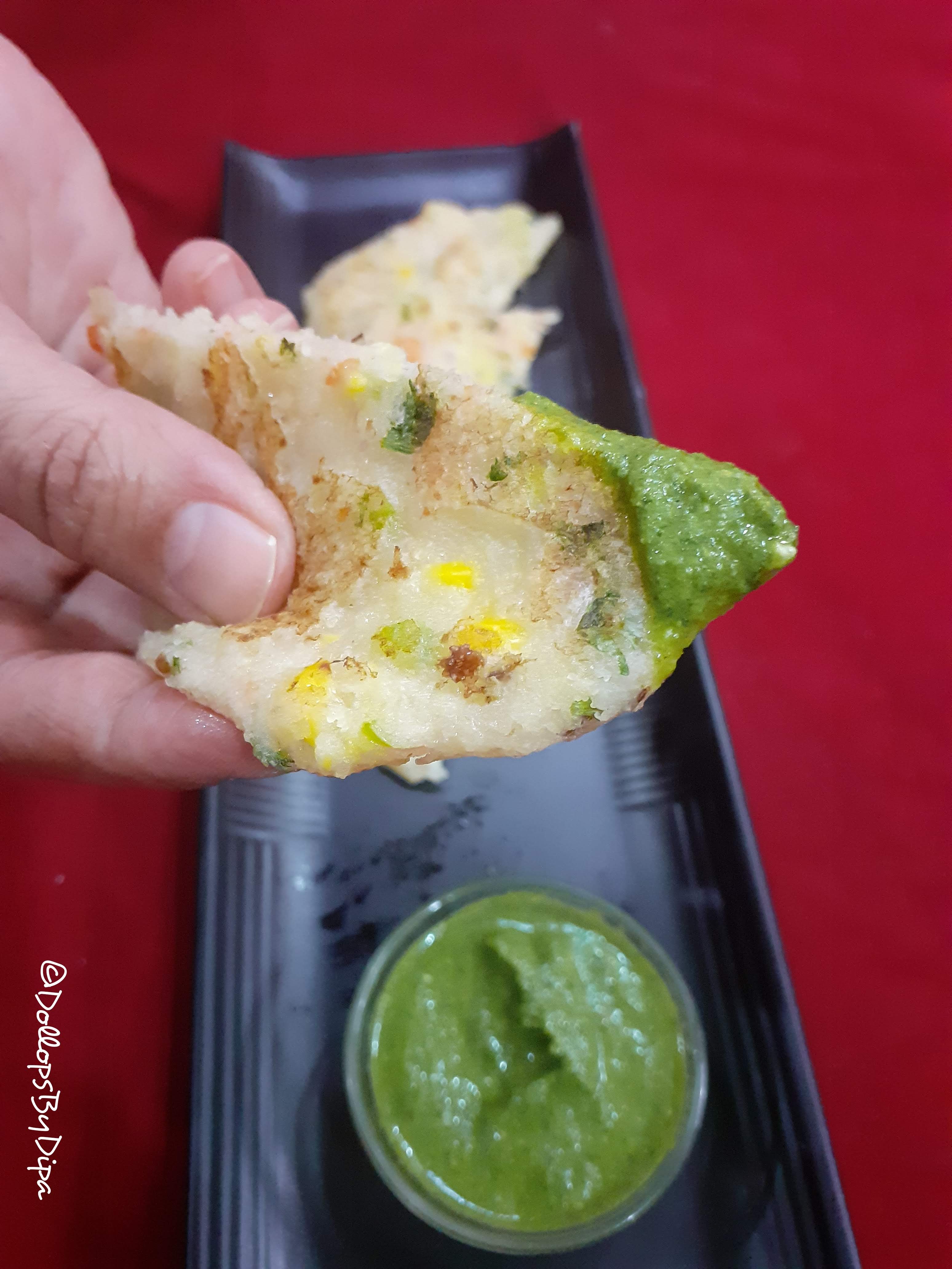 OATS & VEGETABLE PANCAKES – DOLLOPS BY DIPA