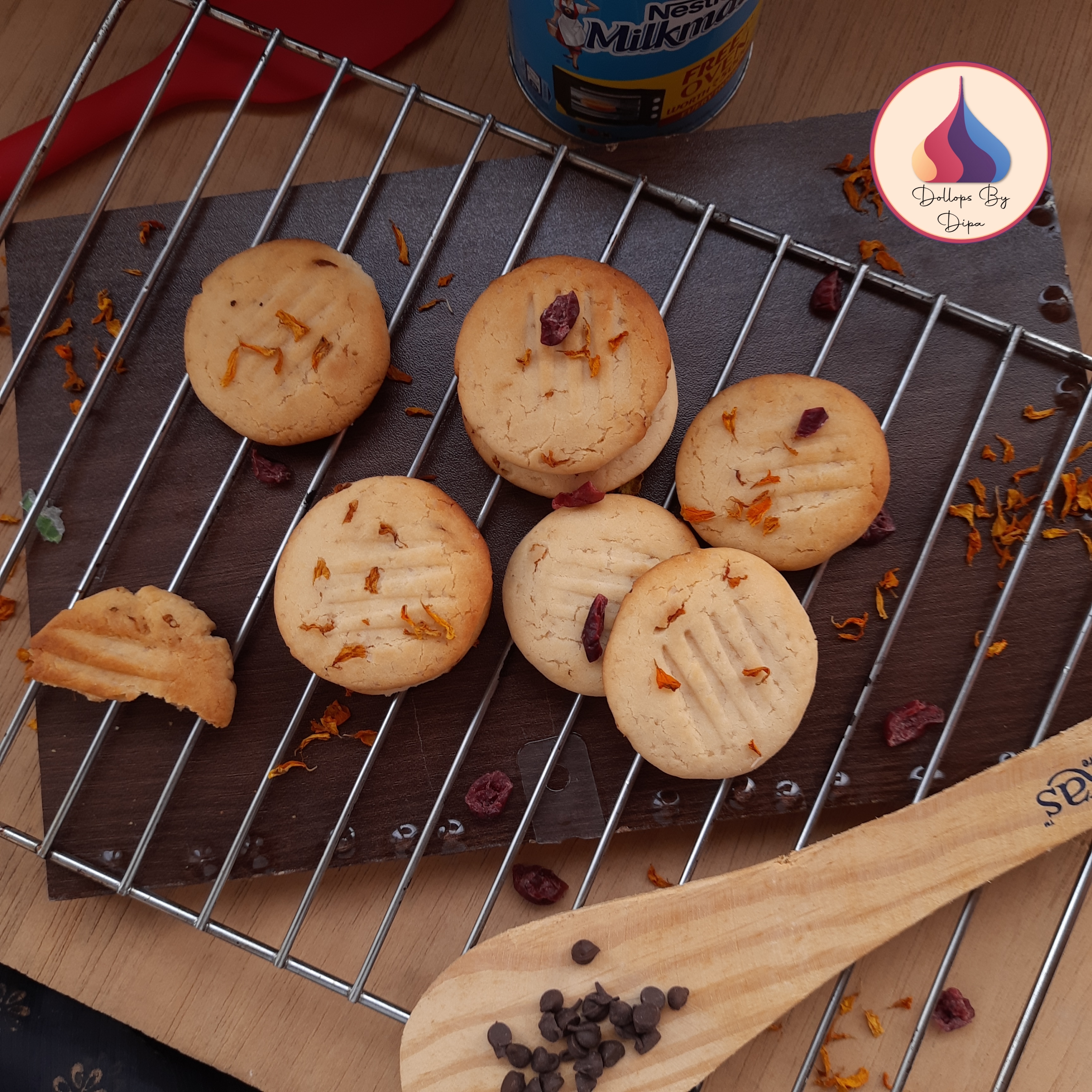 MARIGOLD COOKIES – DOLLOPS BY DIPA