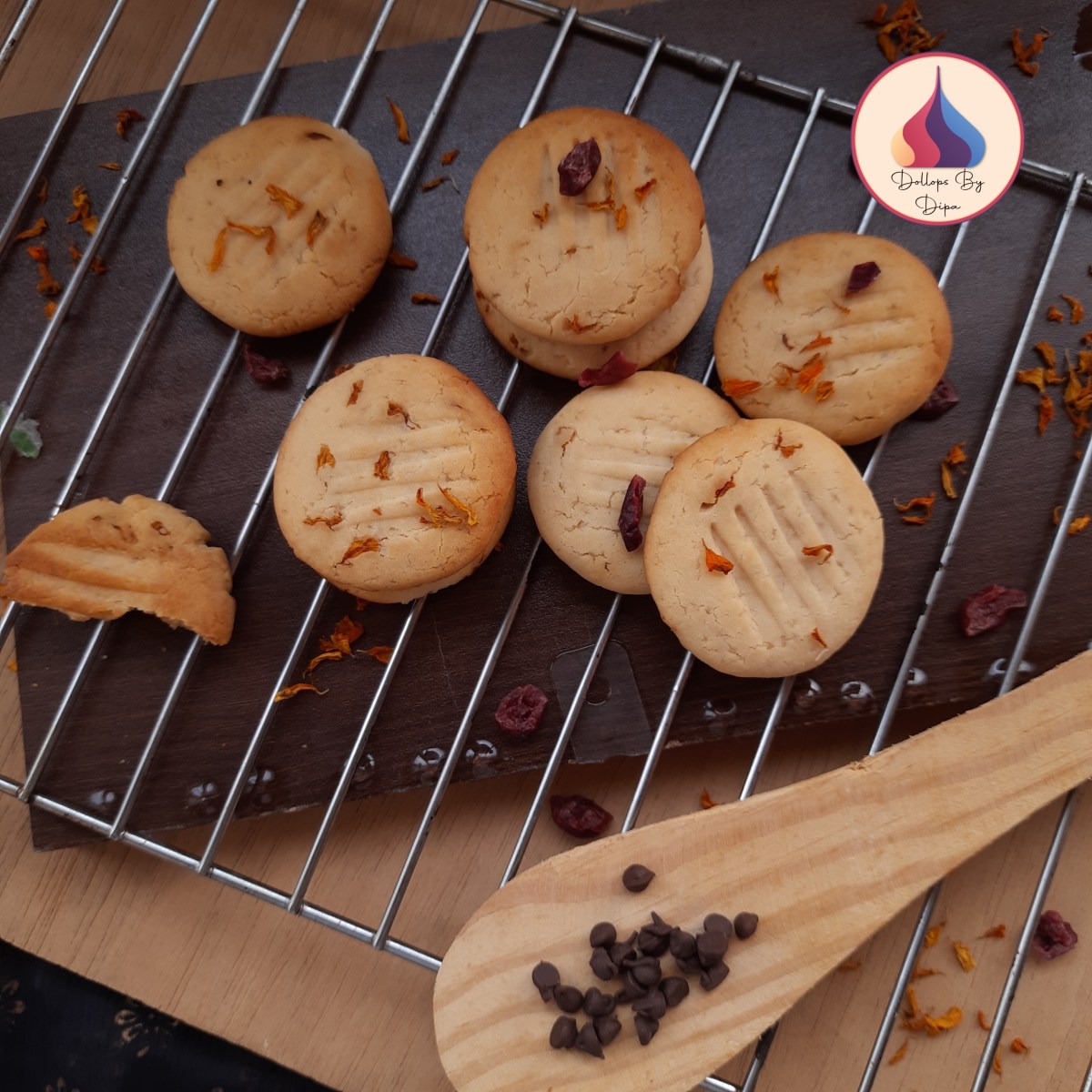 MARIGOLD COOKIES – DOLLOPS BY DIPA